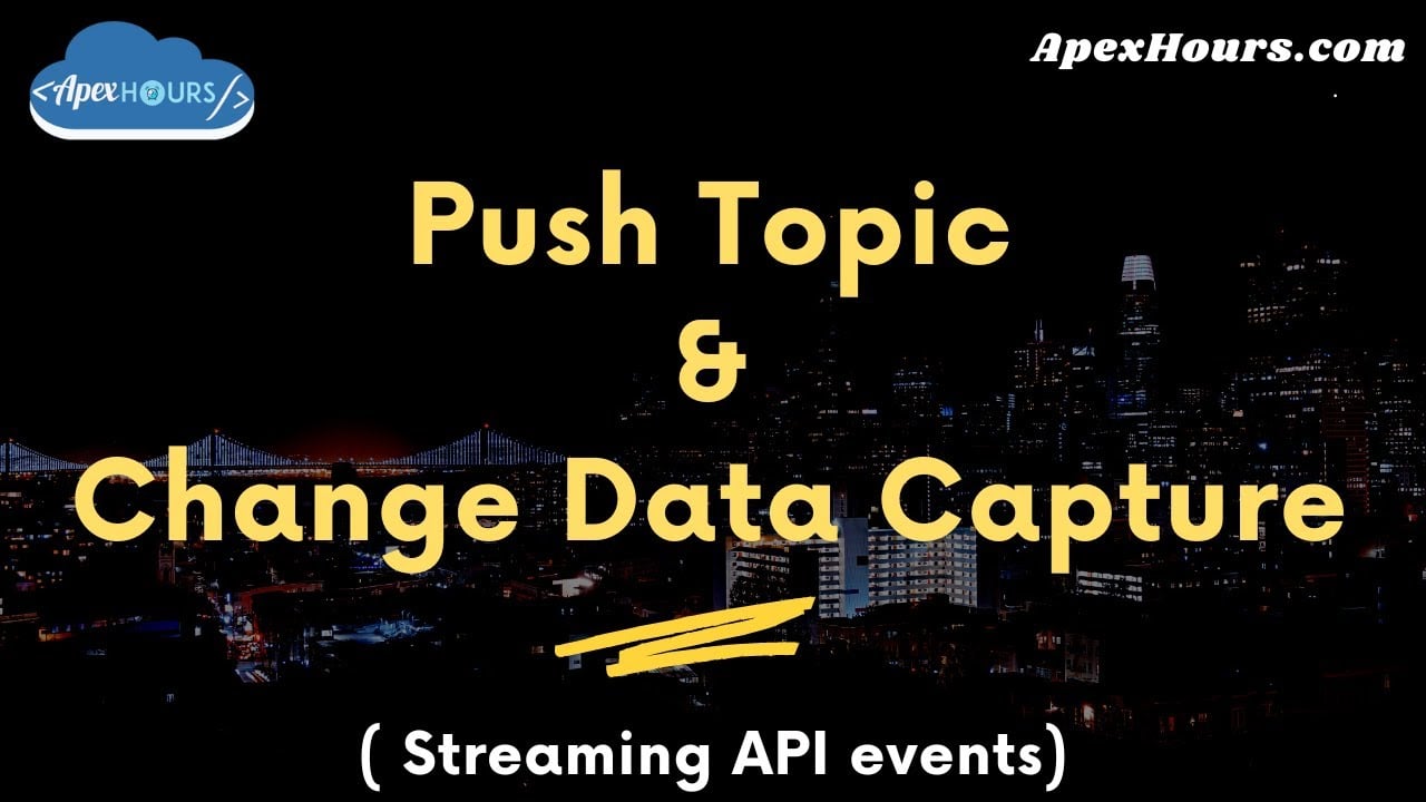 PushTopic Events in Salesforce - Apex Hours PushTopic Events in Salesforce - Apex Hours