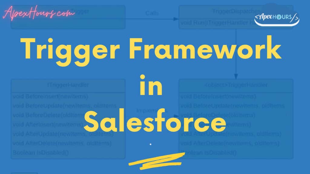 Trigger Framework in Salesforce - Apex Hours