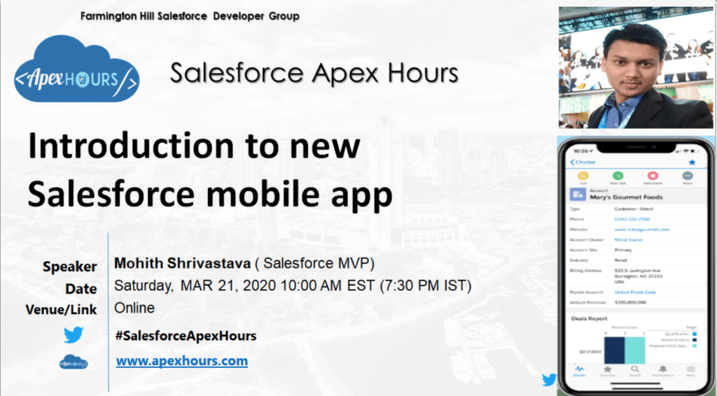 Introduction to new Salesforce mobile app - Apex Hours