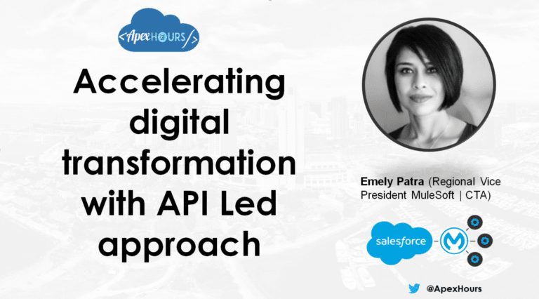 Accelerating digital transformation with API Led approach - Apex Hours