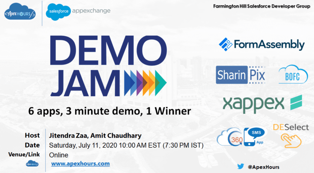 AppExchange Demo JAM - Apex Hours