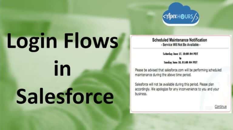 Login Flows in Salesforce - Apex Hours