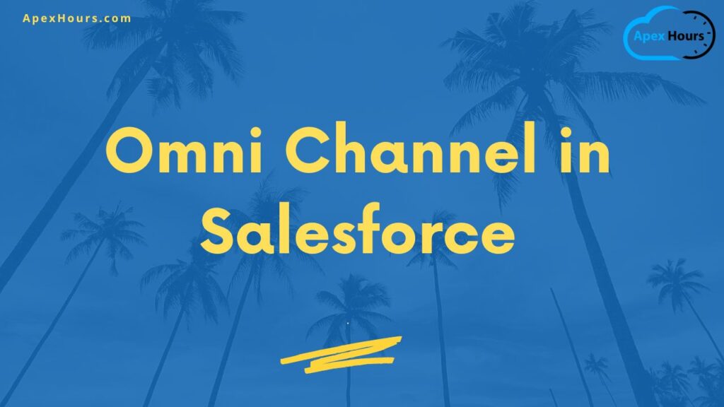 Omni Channel in salesforce - Apex Hours