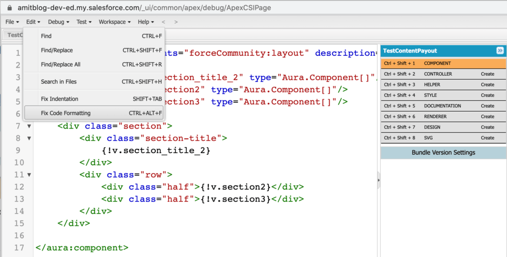 Code Layouts And Formatting Salesforce Apex Hours