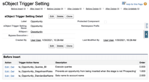 Trigger Actions Framework - Apex Hours