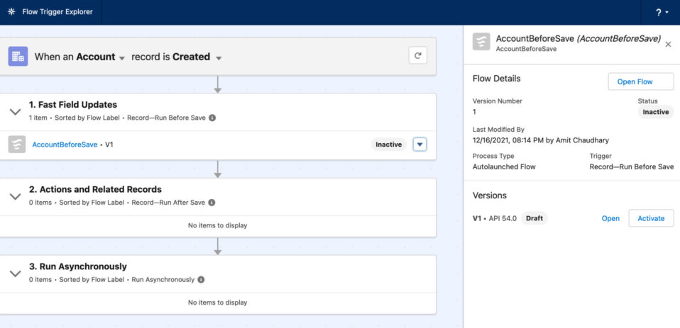 Flow Trigger Explorer - Apex Hours