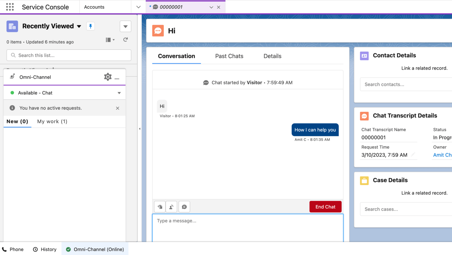 Salesforce Live Web Chat - Apex Hours
