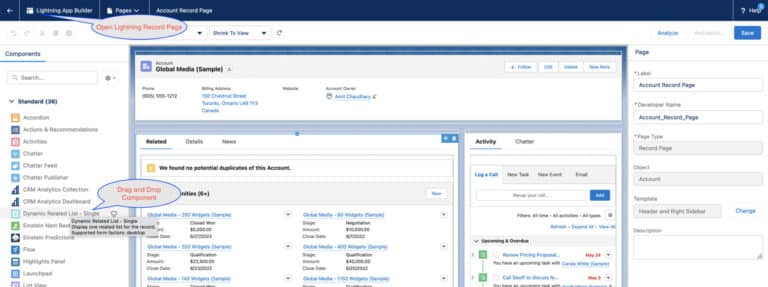 Dynamic Related List in Salesforce - Apex Hours