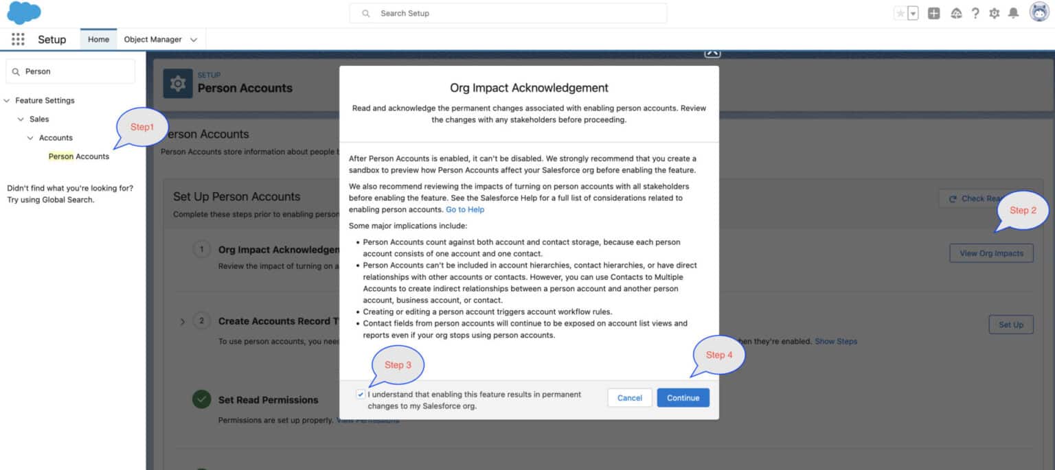 Enable Person Accounts in Salesforce - Apex Hours