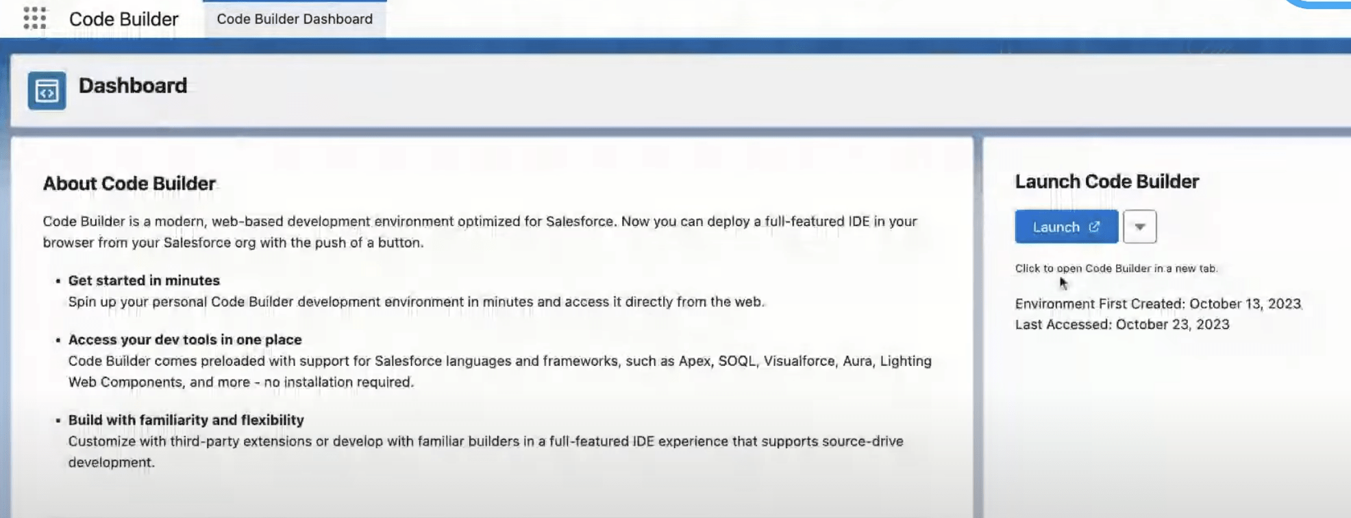 Salesforce Code Builder is GA Now - Apex Hours