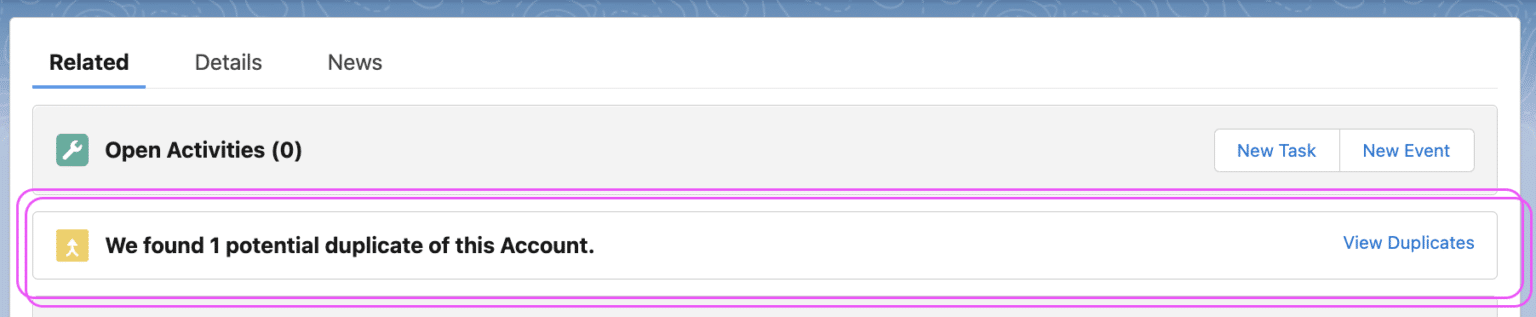 Duplicate Rules and Matching Rules in Salesforce - Apex Hours