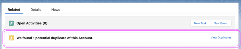 Duplicate Rules and Matching Rules in Salesforce - Apex Hours