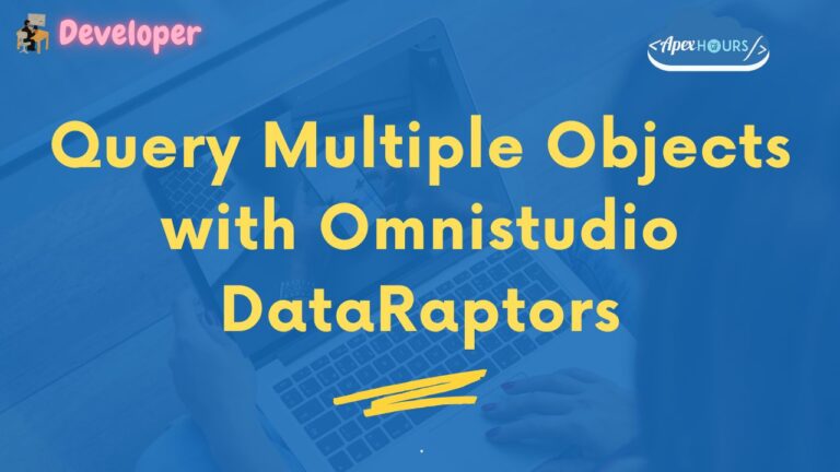 Query Multiple Objects with Omnistudio DataRaptors - Apex Hours