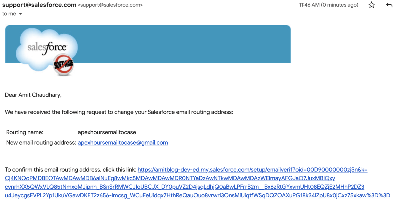 Setup Email-to-Case in Salesforce - Apex Hours