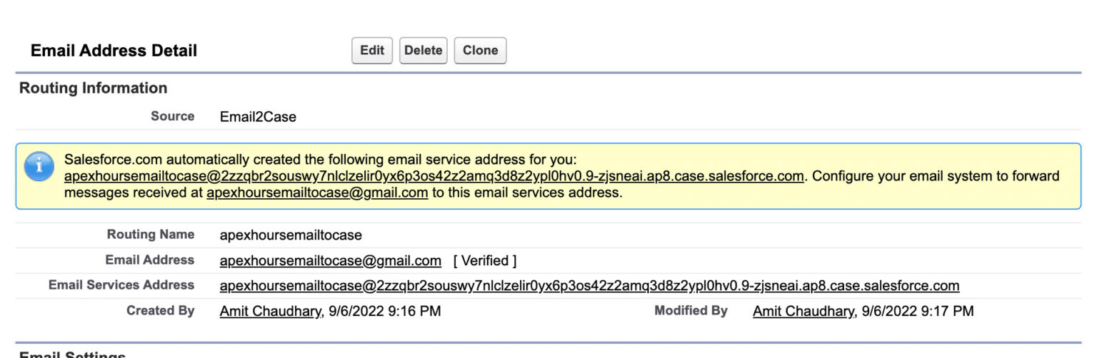 Setup Email-to-Case in Salesforce - Apex Hours