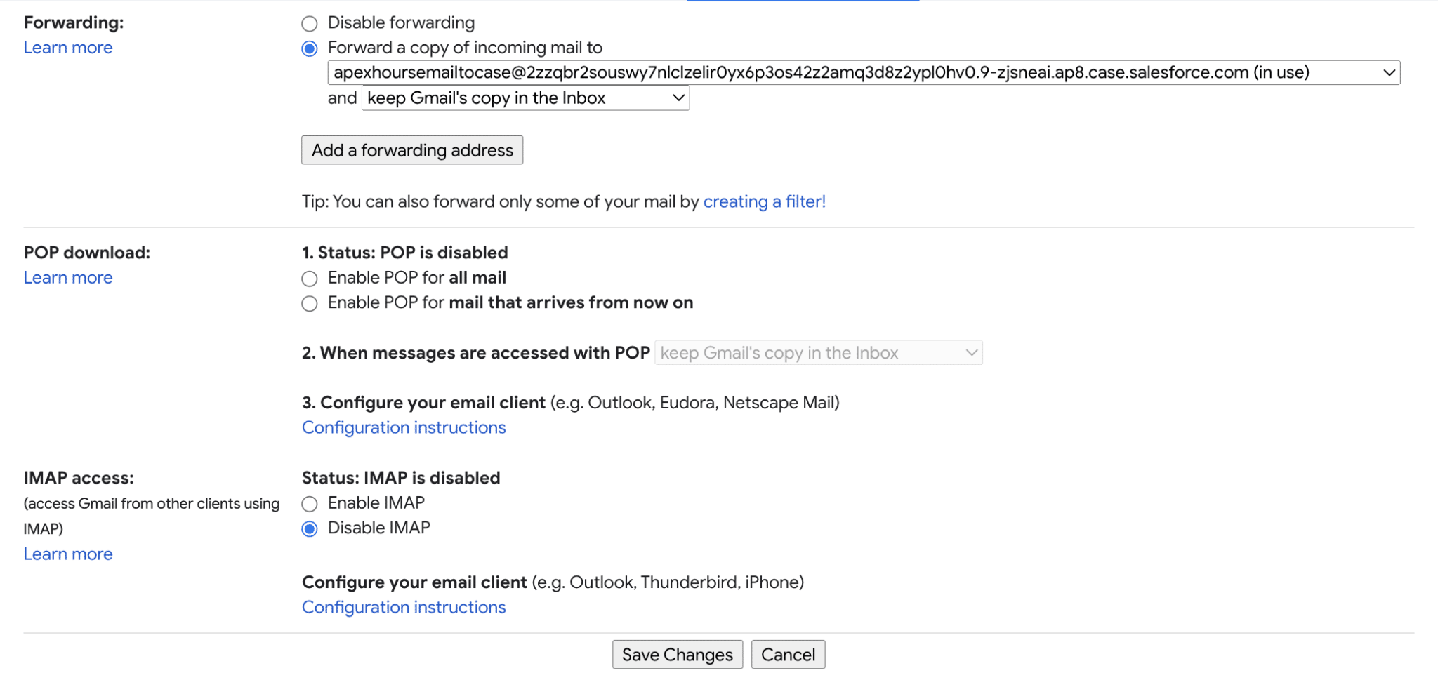 Setup Email-to-Case in Salesforce - Apex Hours