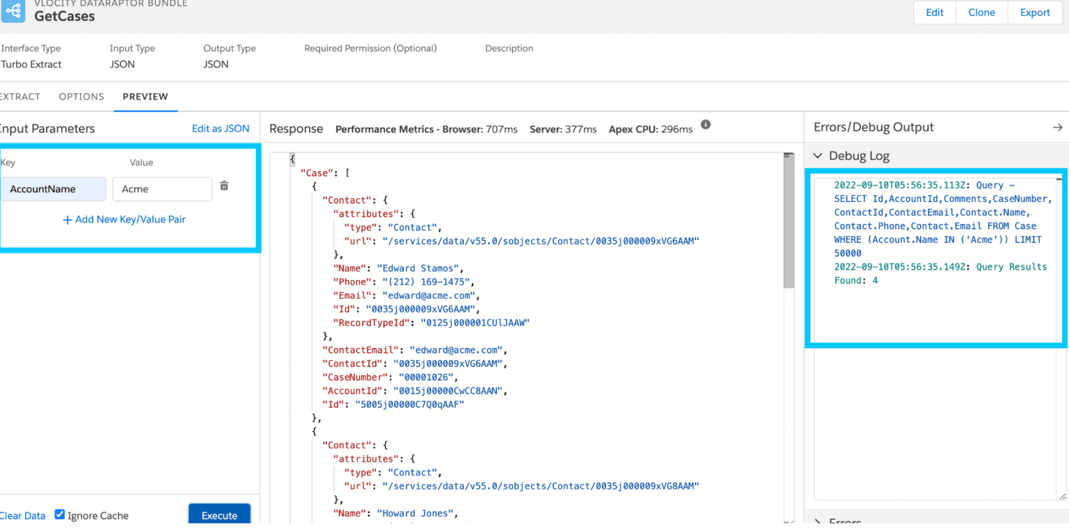 Query Records with Omnistudio DataRaptor Turbo Extract - Apex Hours