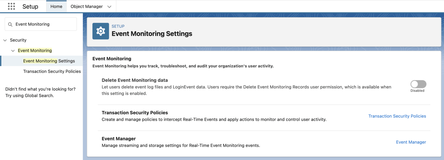 Monitoring & Auditing Tools in Salesforce - Apex Hours