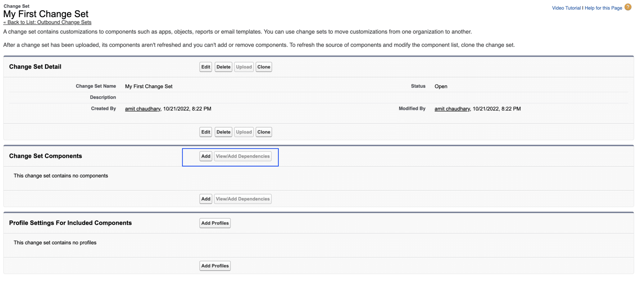 Deployment using change sets in Salesforce - Apex Hours