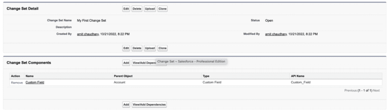 Deployment using change sets in Salesforce - Apex Hours