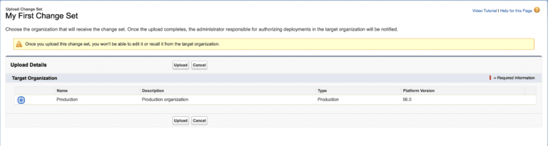 Deployment using change sets in Salesforce - Apex Hours