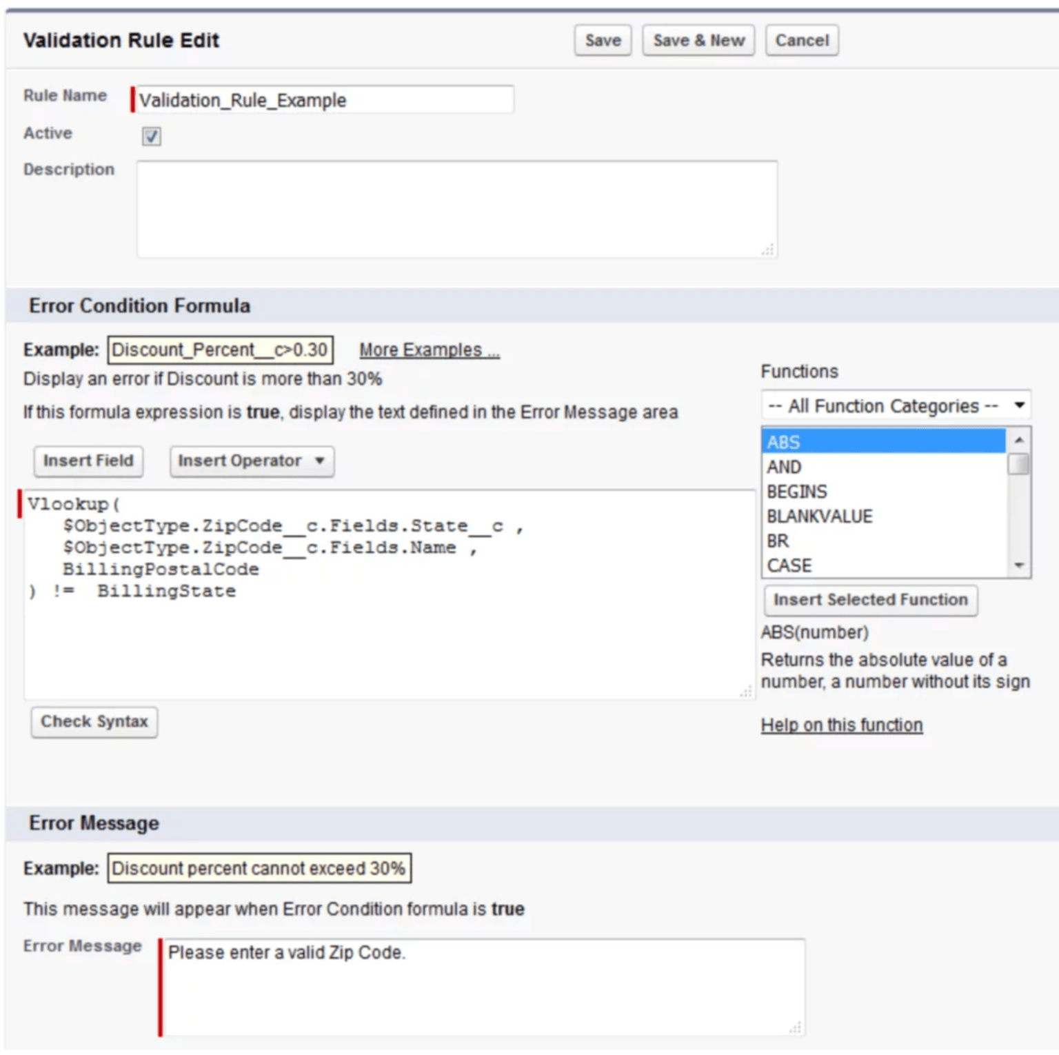 Salesforce VLOOKUP Function - Apex Hours