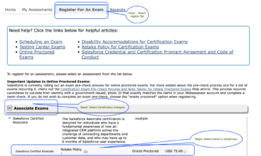 Webassessor Salesforce: Guide to Book your Salesforce Certification ...