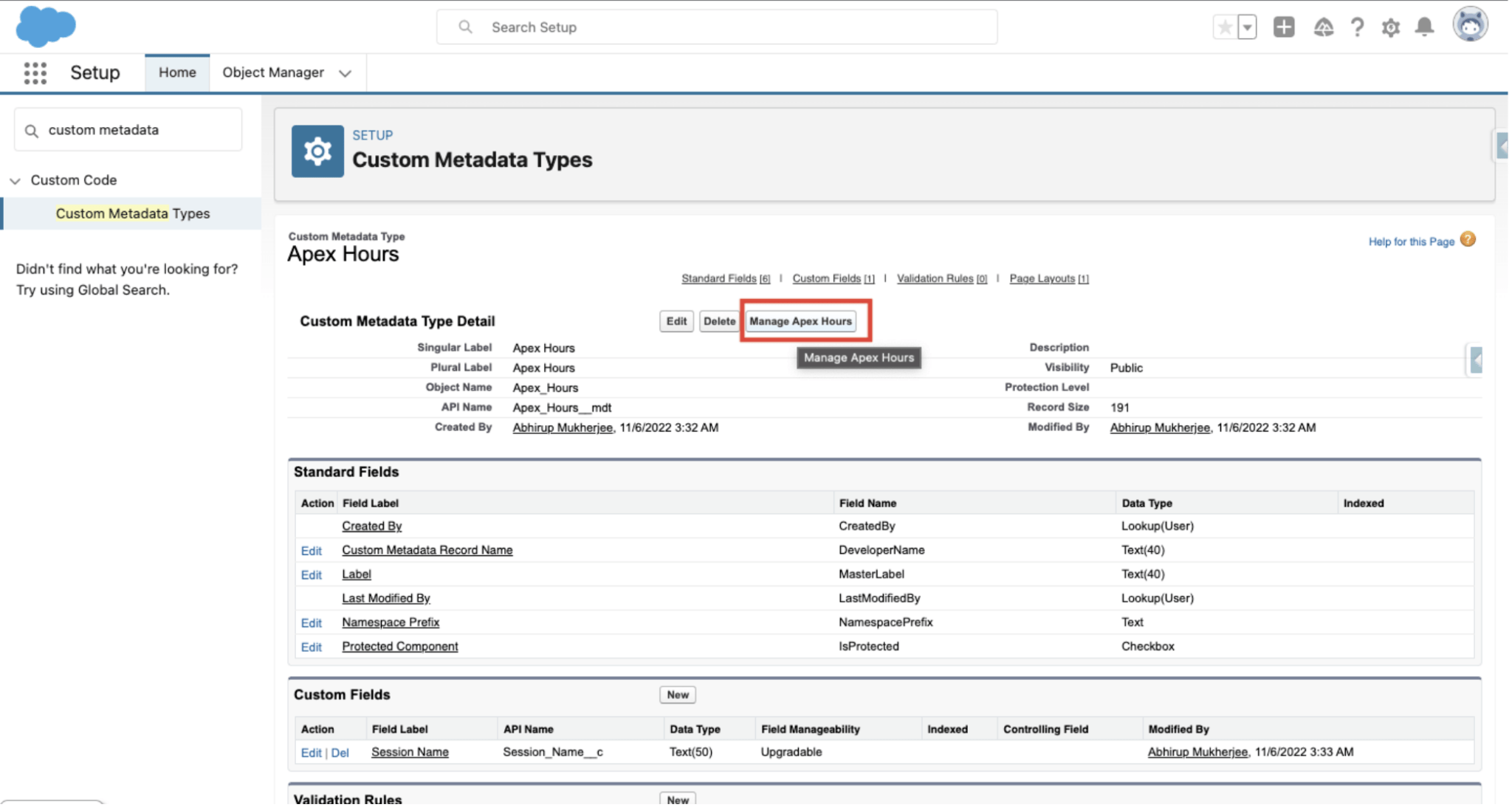 Custom Metadata Types Guide - Apex Hours