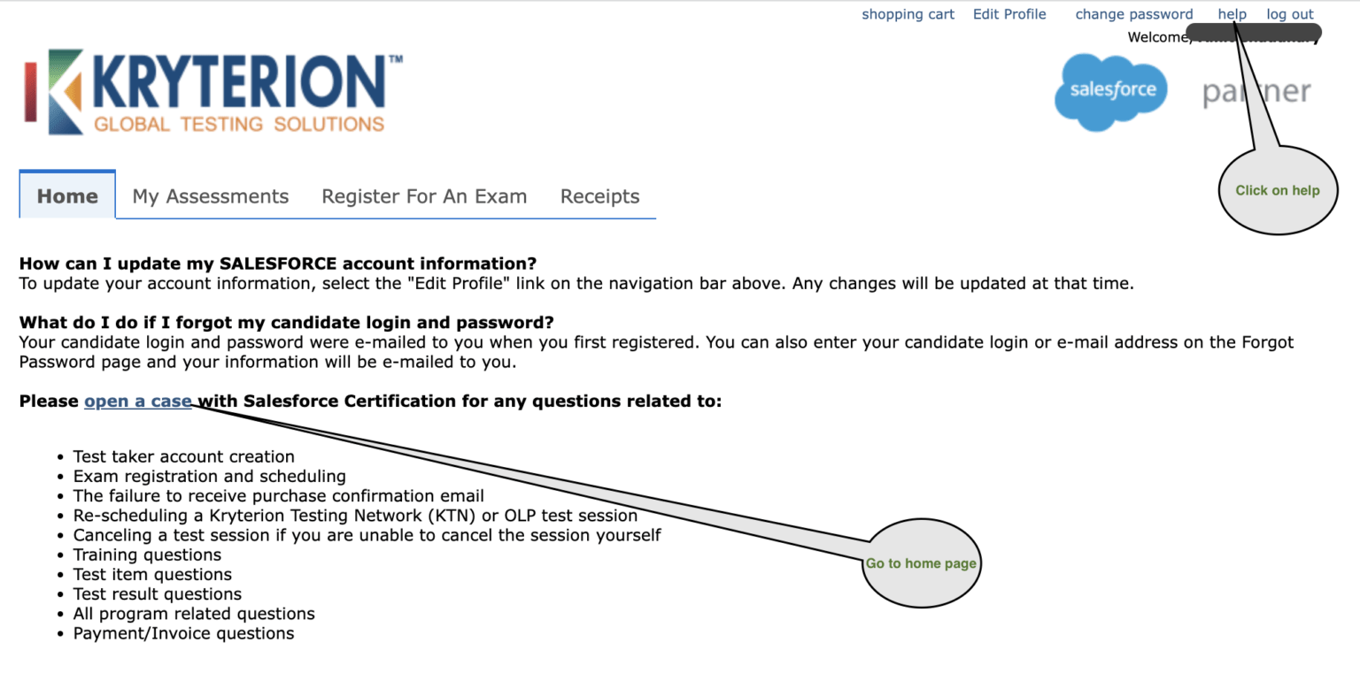 Webassessor Salesforce: Guide to Book your Salesforce Certification ...