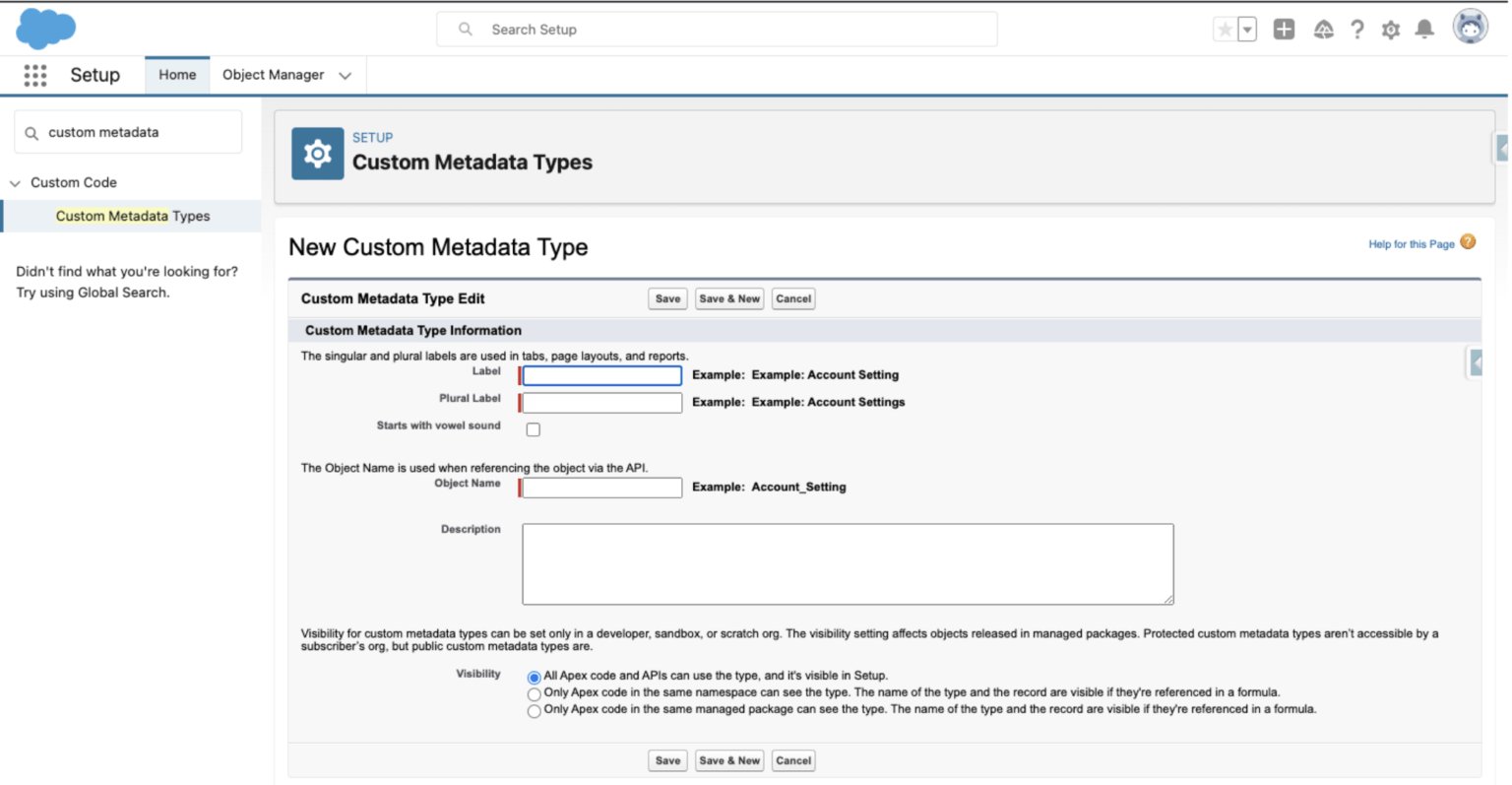 Custom Metadata Types Guide - Apex Hours