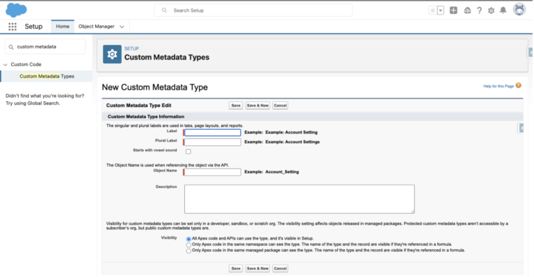 Custom Metadata Types Guide - Apex Hours