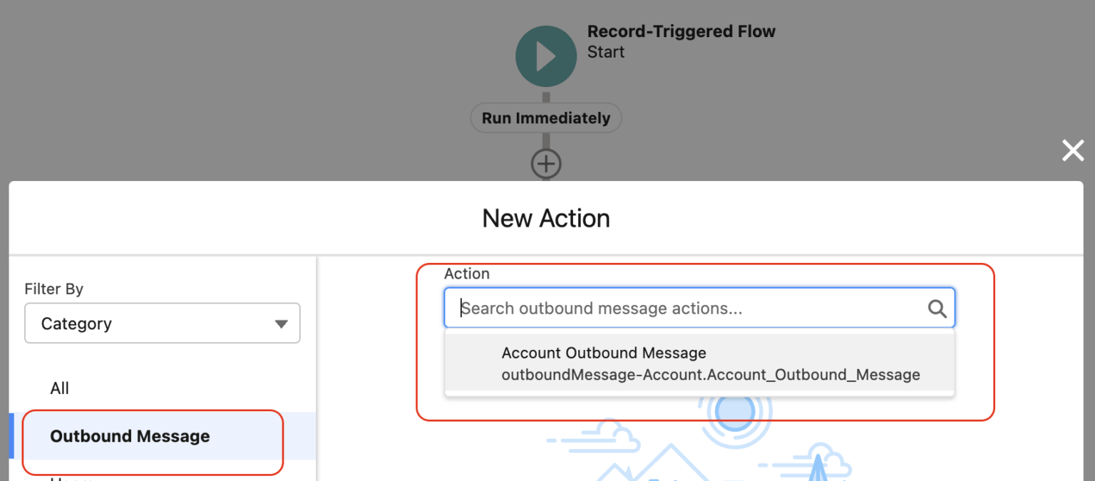 Send Outbound Message From Flow in Salesforce - Apex Hours