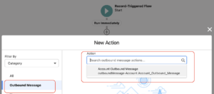 Send Outbound Message From Flow in Salesforce - Apex Hours