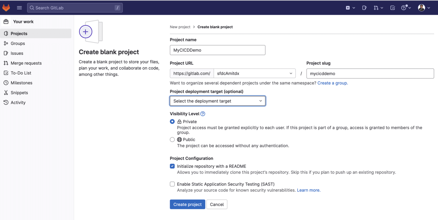 Build CI/CD pipeline using Gitlab for Salesforce - Apex Hours
