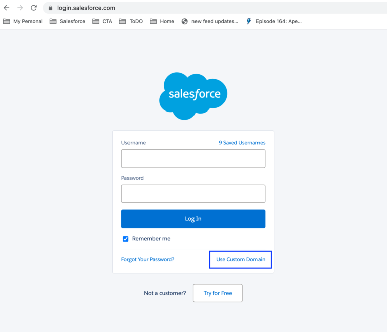 Salesforce Login - Apex Hours