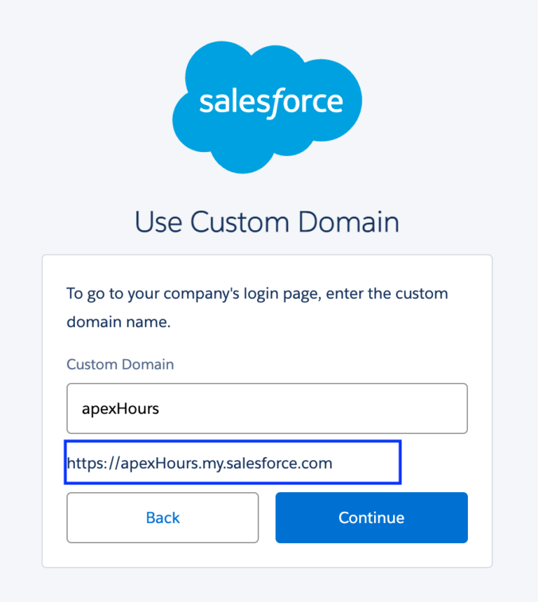 Salesforce Login - Apex Hours