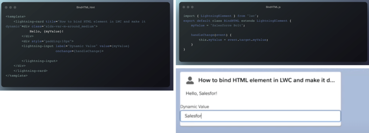 Data Binding in Lightning Web Component - Apex Hours