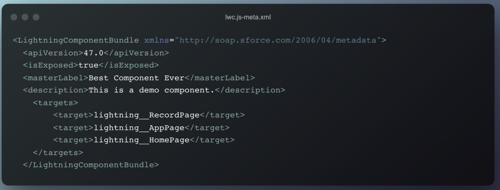 Use Component in Salesforce Targets - Apex Hours