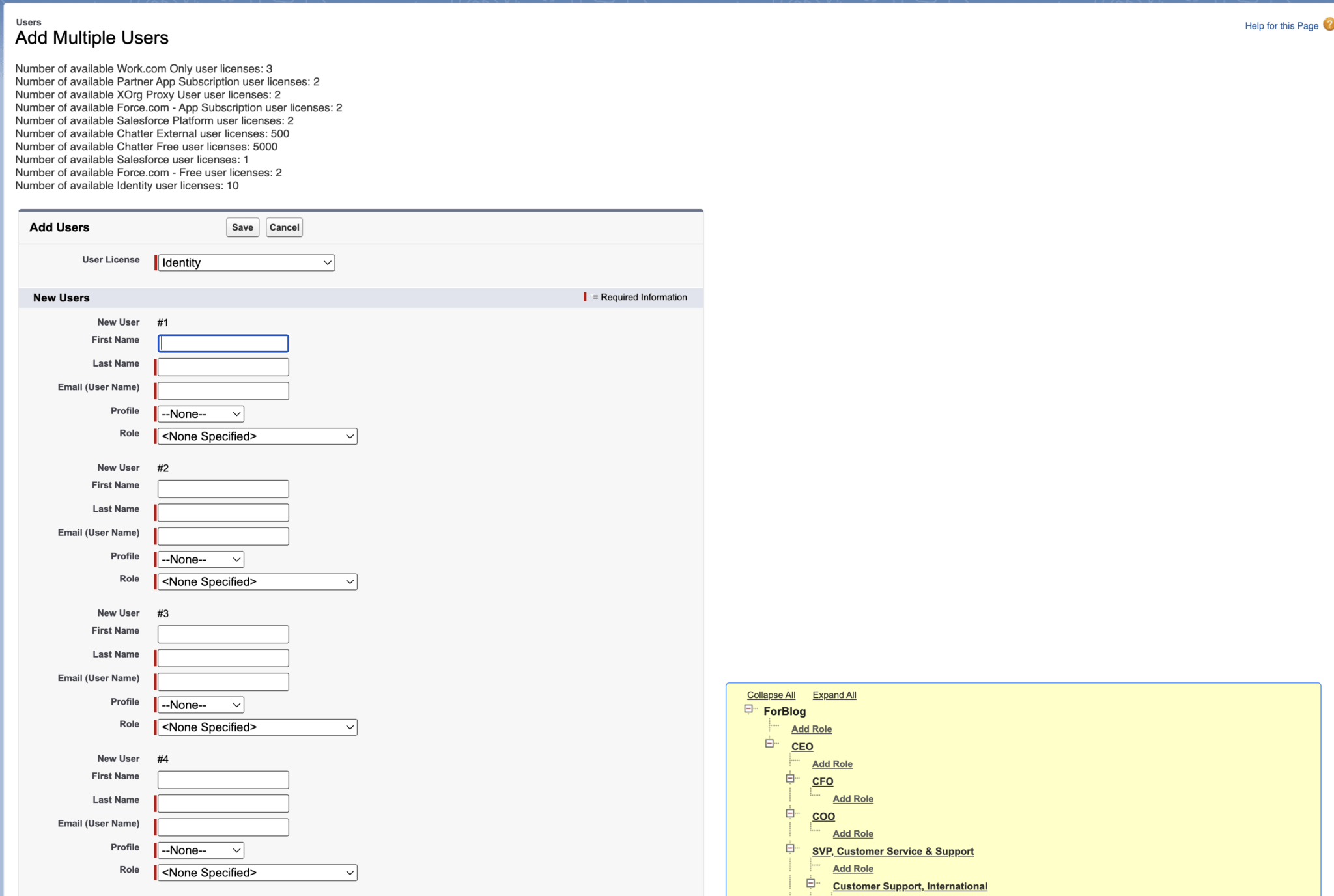 Salesforce User Management - Apex Hours