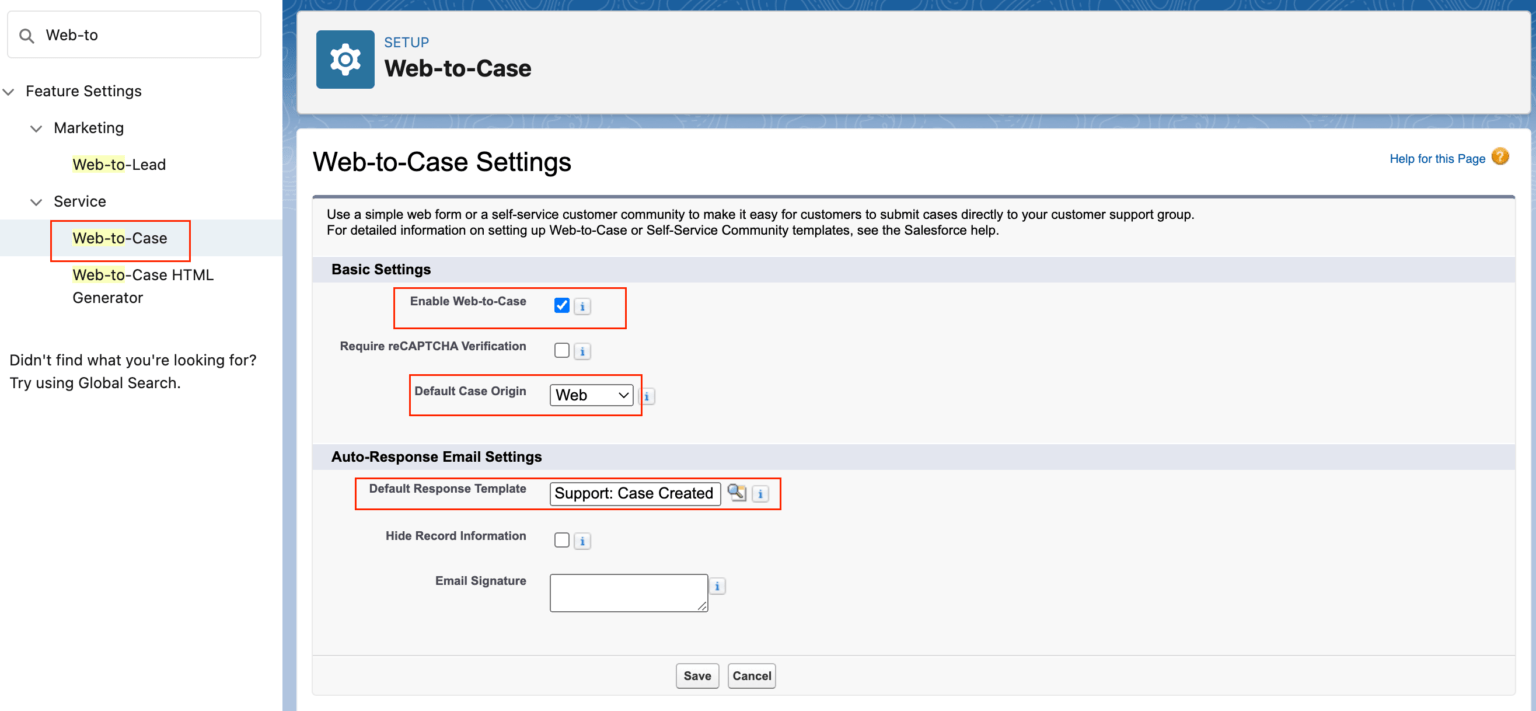 Web-to-Case in Salesforce - Apex Hours