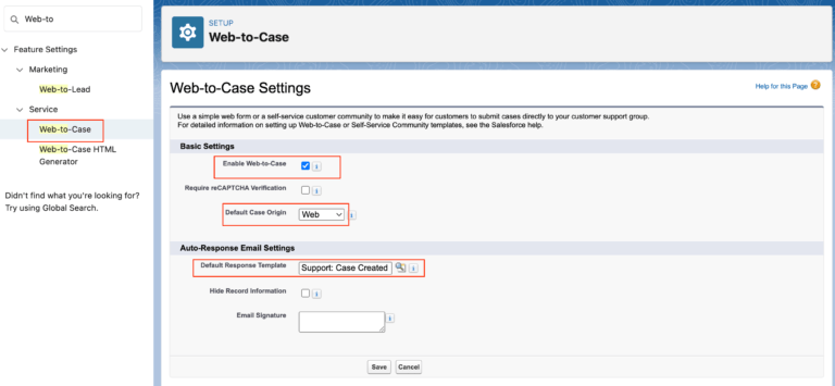 Web-to-Case in Salesforce - Apex Hours