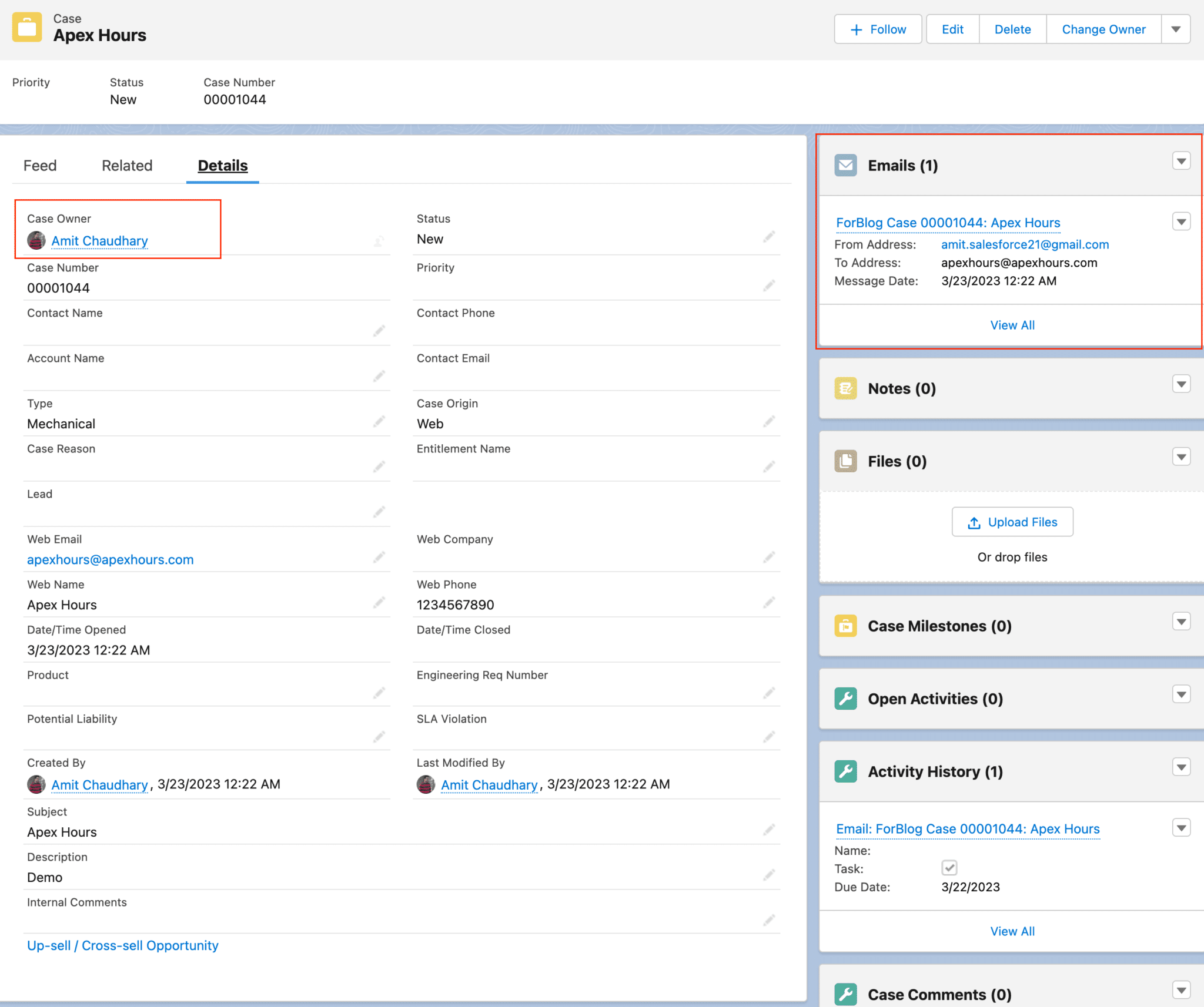 Web-to-Case in Salesforce - Apex Hours