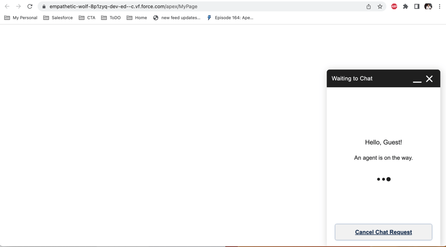 Salesforce Live Web Chat - Apex Hours