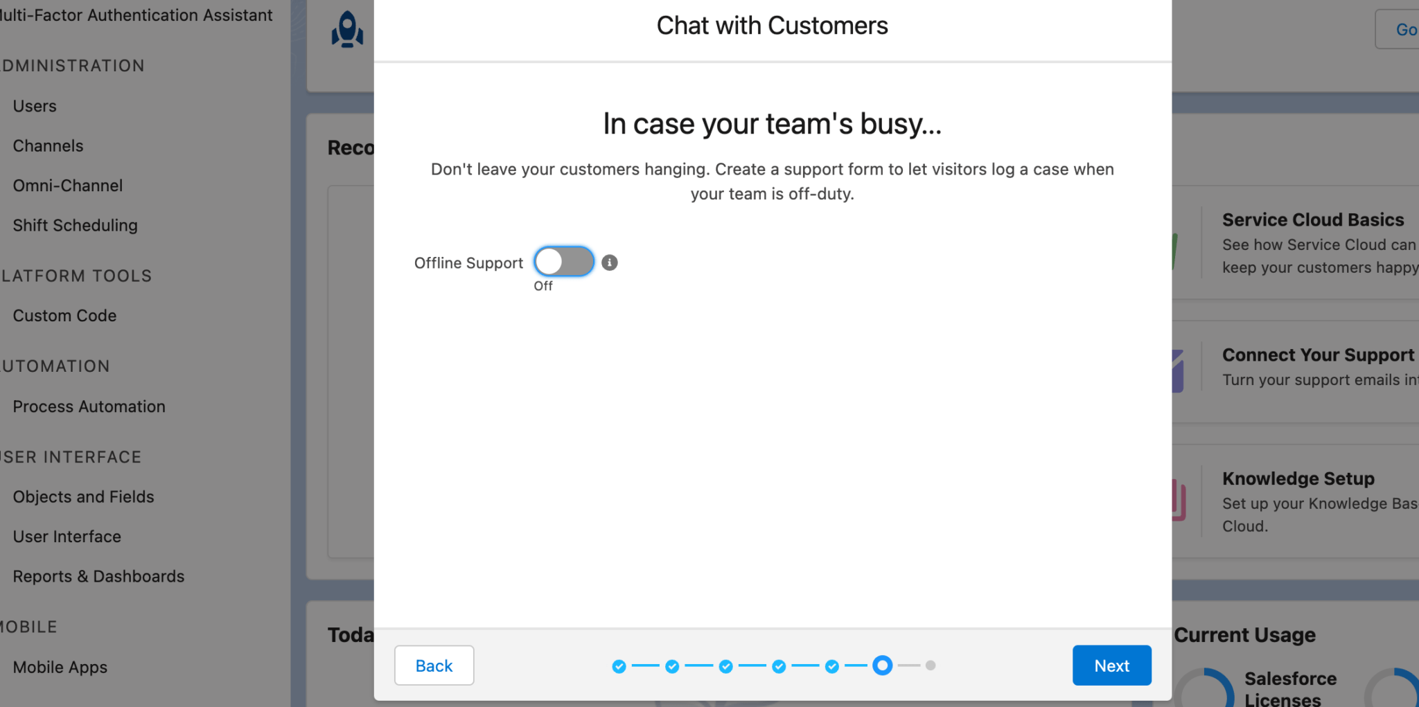 Salesforce Live Web Chat - Apex Hours