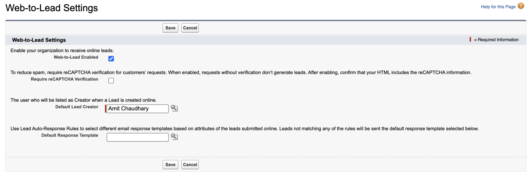 Web to lead In Salesforce - Apex Hours