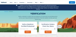 How to verify your Salesforce Certification - Apex Hours