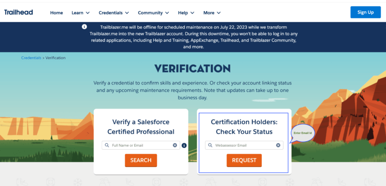 How to verify your Salesforce Certification - Apex Hours