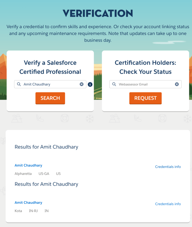 How to verify your Salesforce Certification - Apex Hours