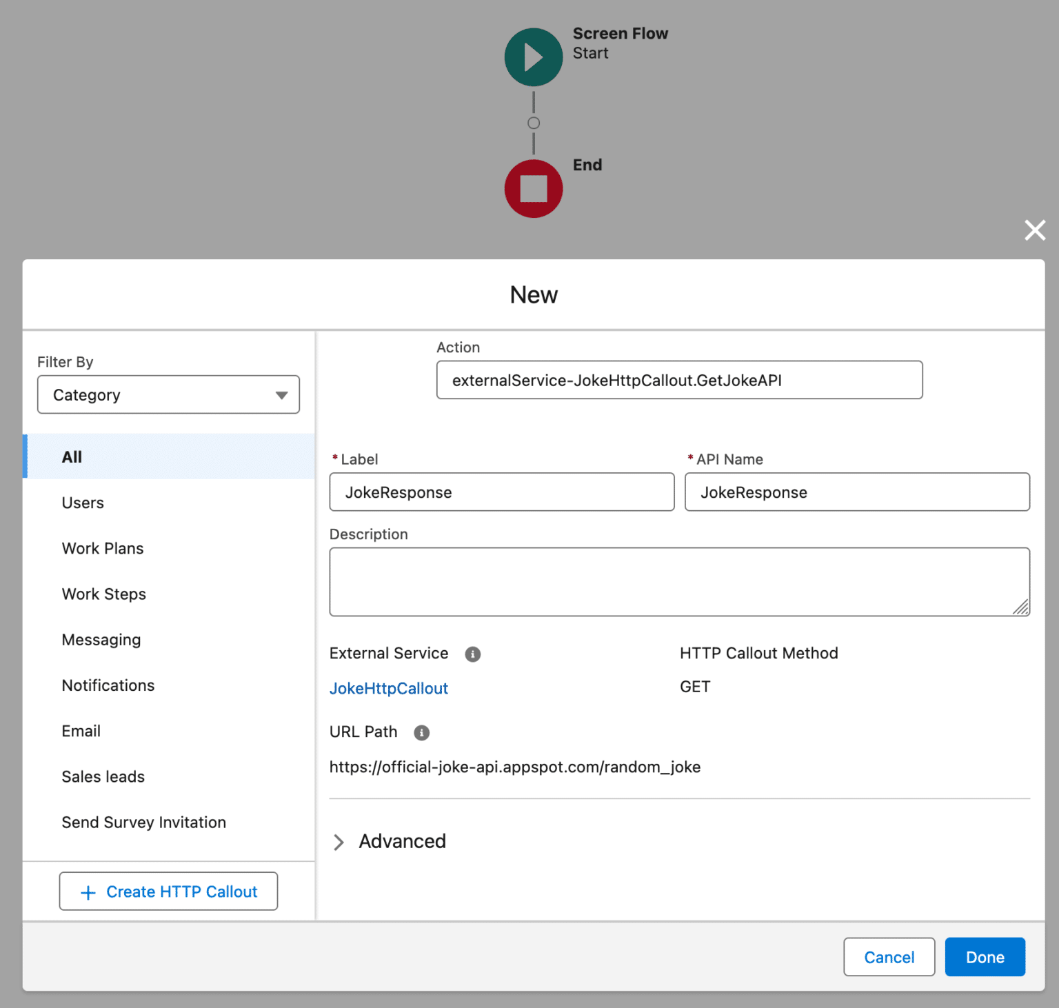 HTTP Callout into Flow Builder Without Code - Apex Hours