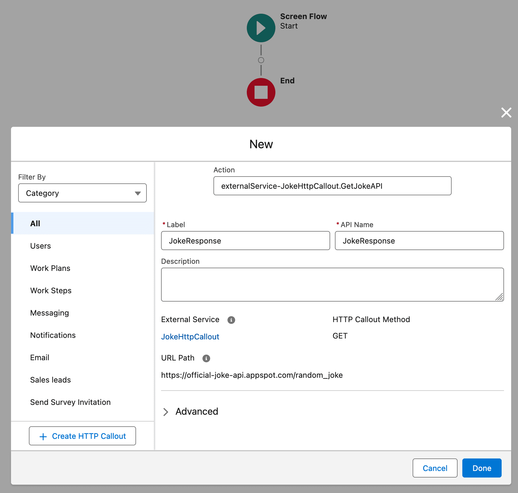 HTTP Callout into Flow Builder Without Code - Apex Hours